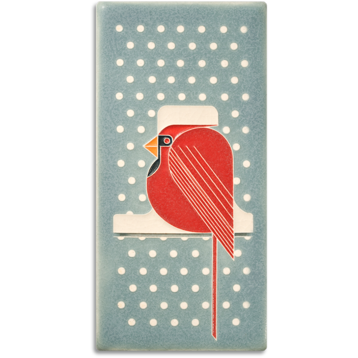 Charley Harper Store | Cool Cardinal Tile - Decorative Tiles - Products ...