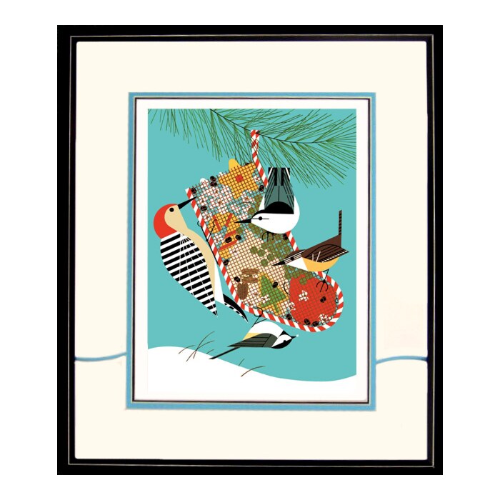 Official Charley Harper Art Studio | Backyard Birds—Lithograph (Framed ...