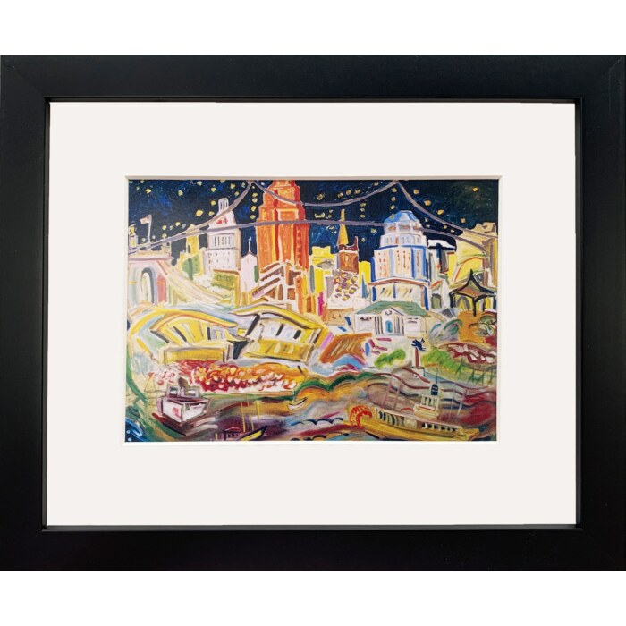 Fabulous Frames & Art | Cincinnati Skyline Mini—Framed - Beverly ...