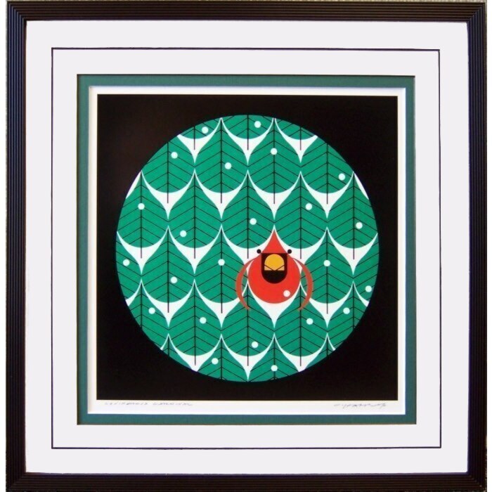 Official Charley Harper Art Studio | Coniferous Cardinal—Lithograph ...