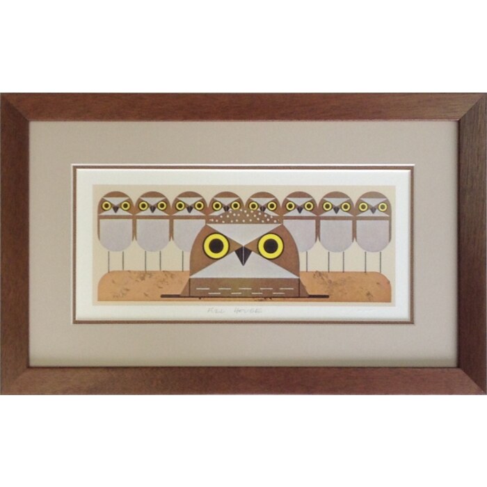 Official Charley Harper Art Studio | Full House—Lithograph (Framed ...