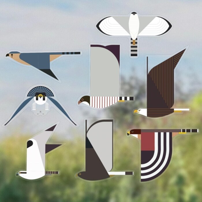 Official Charley Harper Art Studio | Anti-Bird-Strike Window Decals (8 ...
