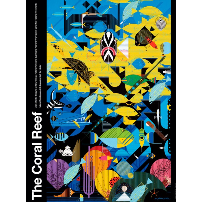 Fabulous Frames & Art | Coral Reef—National Park Poster - National Park ...