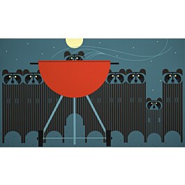 Charley Harper Store | Big Rac Attack—Serigraph Print - Serigraphs ...