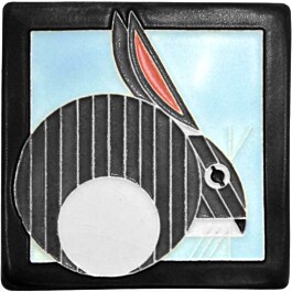 Charley Harper Store | Hare Tile (Blue) - Decorative Tiles - Products ...